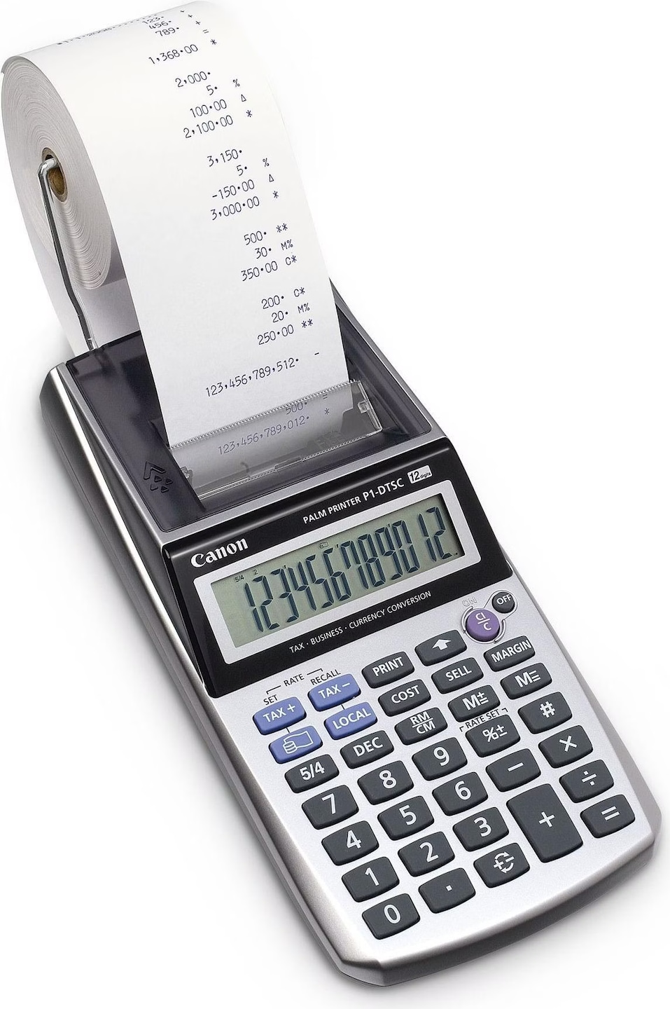 Canon Calculatrice de bureau P1-DTSC (Piles, Fonctionnement sur secteur ...