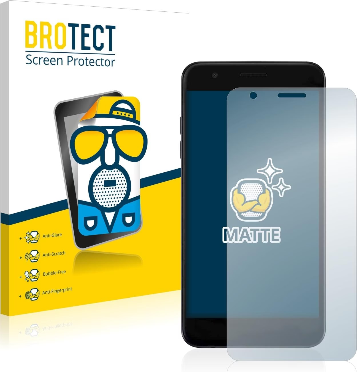 BROTECT Film de protection antireflet Protection d'écran mat (2 pièce(s ...