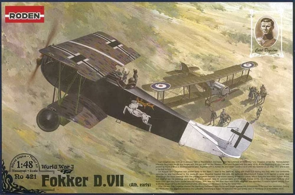 Roden Fokker D.VII (Albatros built, early) Carl Degelow - Digitec
