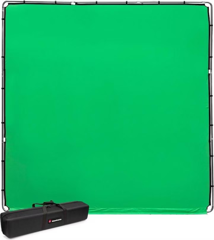 Manfrotto LR83350 StudioLink Chroma Key Green Screen Kit 3x3m (300 cm ...
