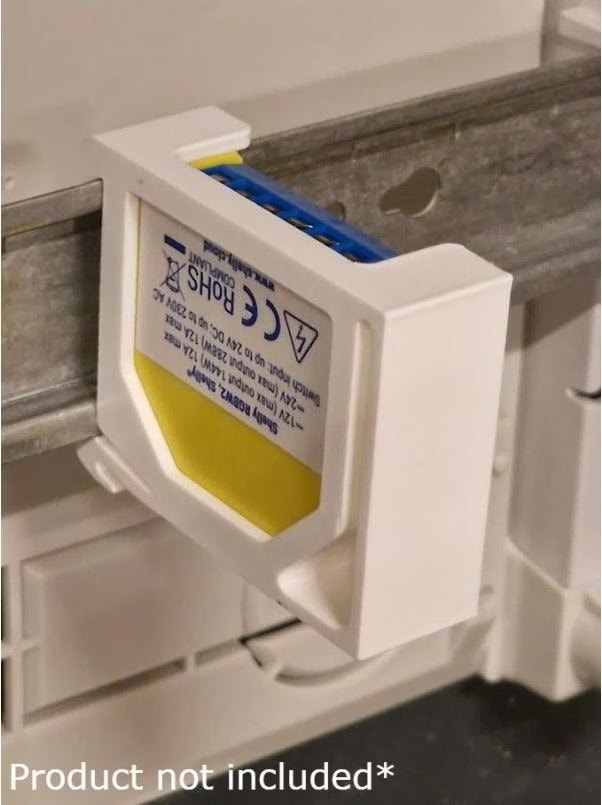 Light Solutions DIN rail adapter for Gen 1 devices (Shelly RGBW 2 and ...
