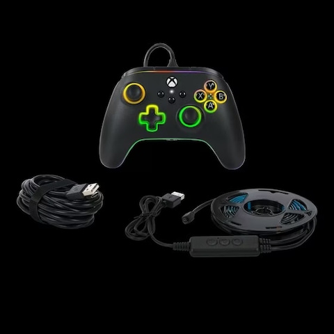 PowerA XB Controller Advantage wired Lumectra + LED Strip POWERA (Xbox ...