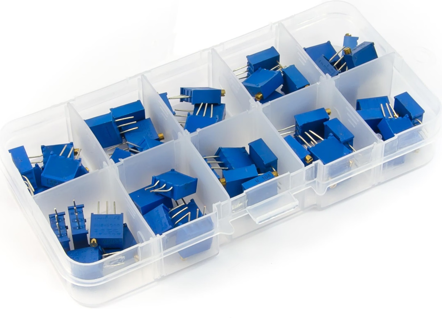 Purecrea Drehpotentiometer Set 50 Stk. (50 Ohm – 1 mOhm) (Potentiometer ...