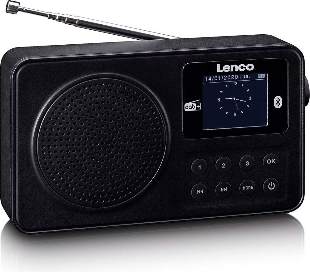 Lenco Radio portable DAB+/FM avec Bluetooth Noir (FM, DAB+ DAB) - Digitec
