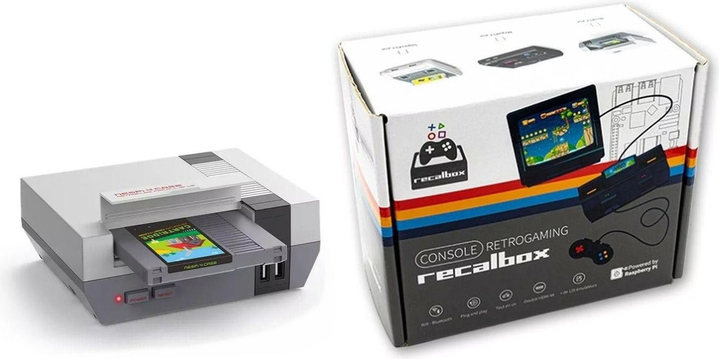 HutoPi Official Recalbox Retrogaming console 4GB RAM / 128GB (Nespi box) - Digitec