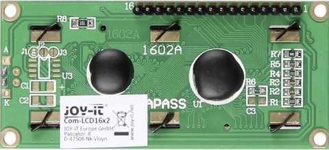 Joy-it Arduino Display 16x2 LCD Modul Grün - kaufen bei digitec