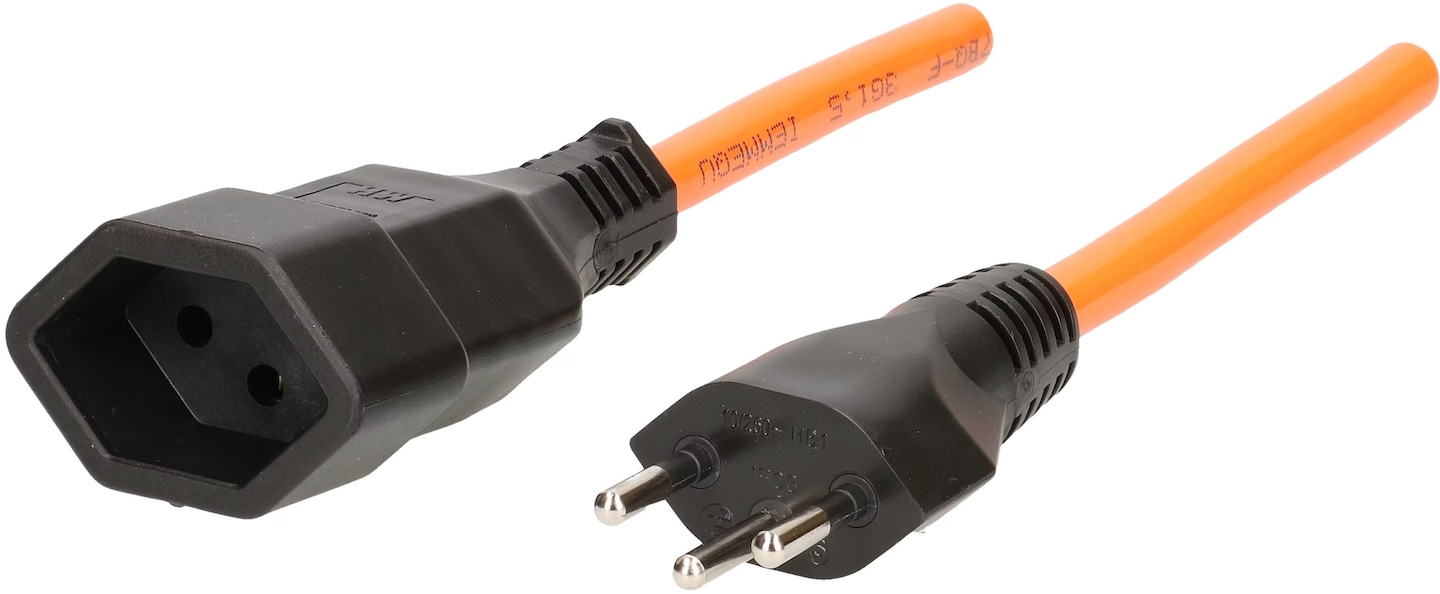 Max Hauri TD-Verlängerung H05VV-F3G1.0 (5 m, Typ 12, Typ 13) - Digitec