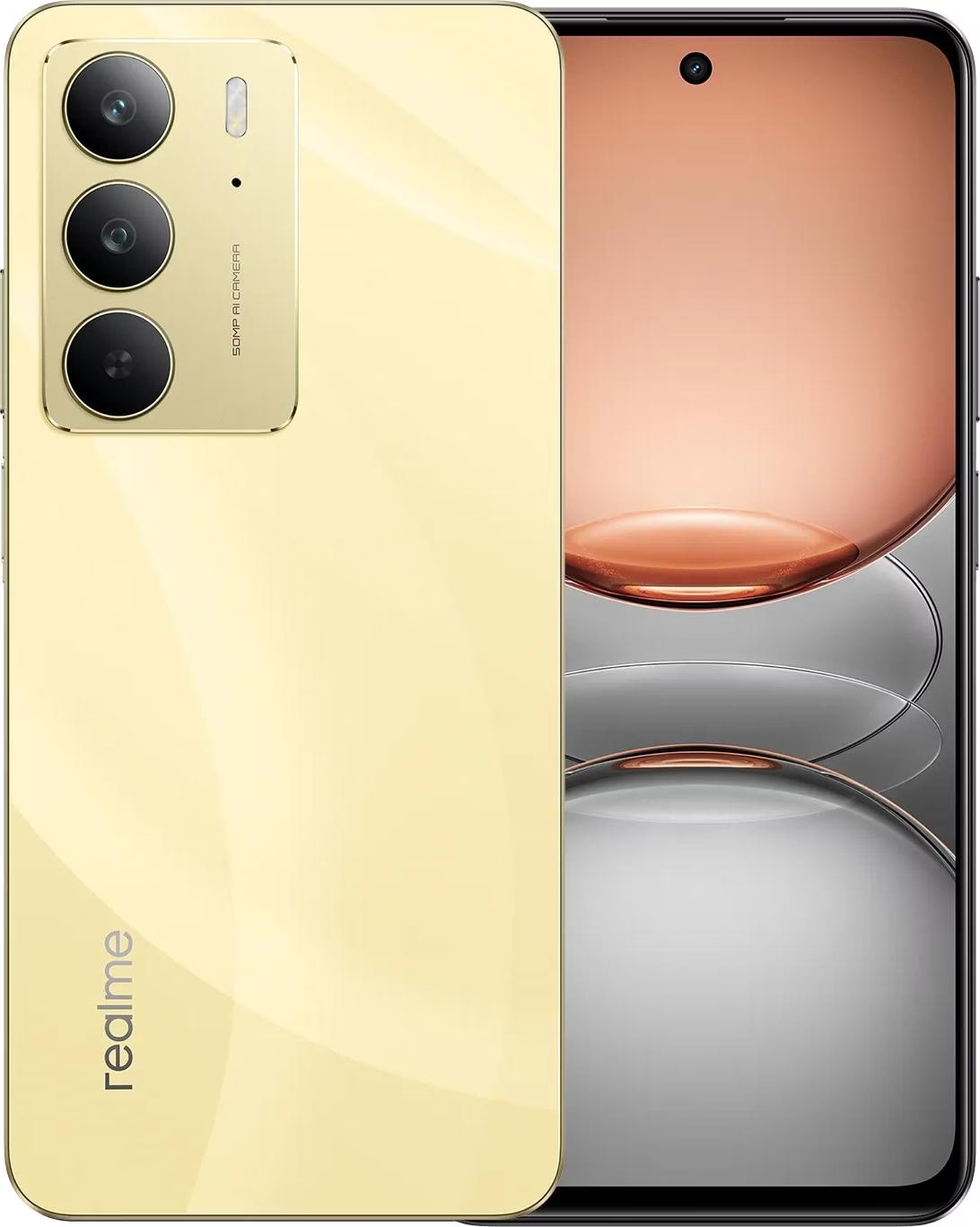 realme C75 (256 GB, Lightning Gold, 6.72", Dual SIM, 50 Mpx, 4G) - Digitec