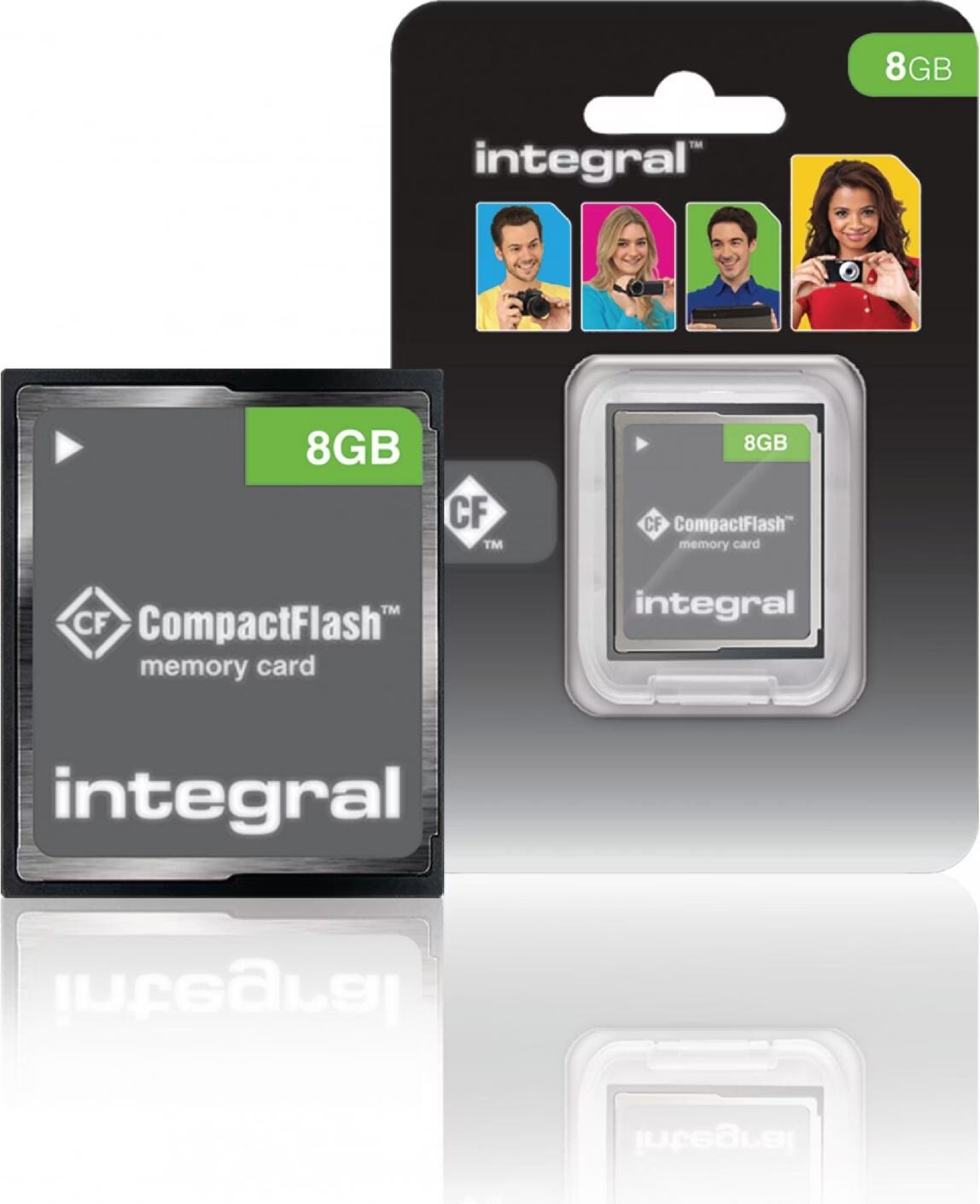 integral compact flash card