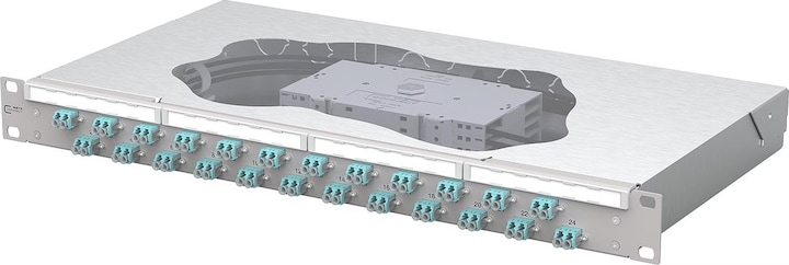 Metz Connect Patchfeld OpDAT fix2 splice 24xLC-D OM3 - Digitec