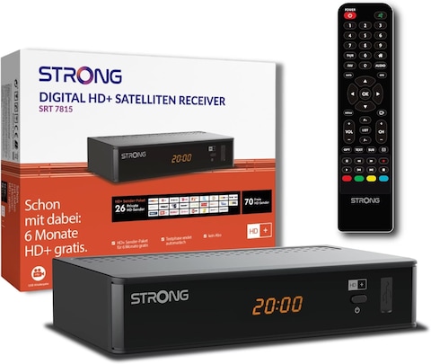 Strong SRT7815 DVB-S2 HD+ Receiver (0.13 GB, DVB-S, CI-Schacht, CI+ ...