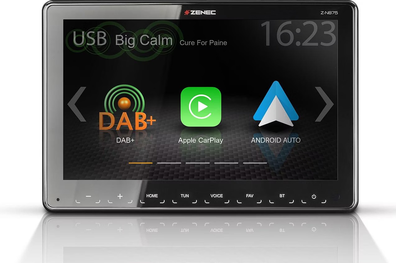 Zenec Z-N875 - Autoradio - 1-DIN - 9 inch scherm - Apple Carplay - Android Auto - BT - DAB - USB ...