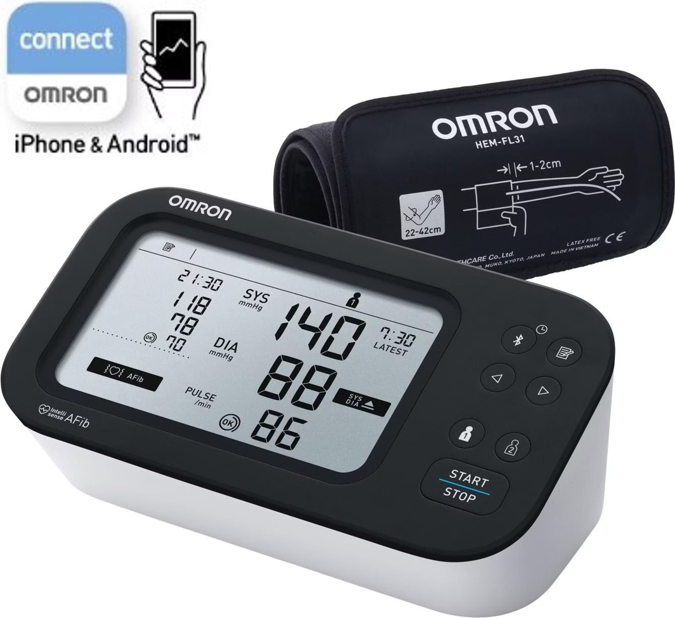 Omron M7 Intelli IT AFib (Blutdruckmessgerät Oberarm) - Digitec