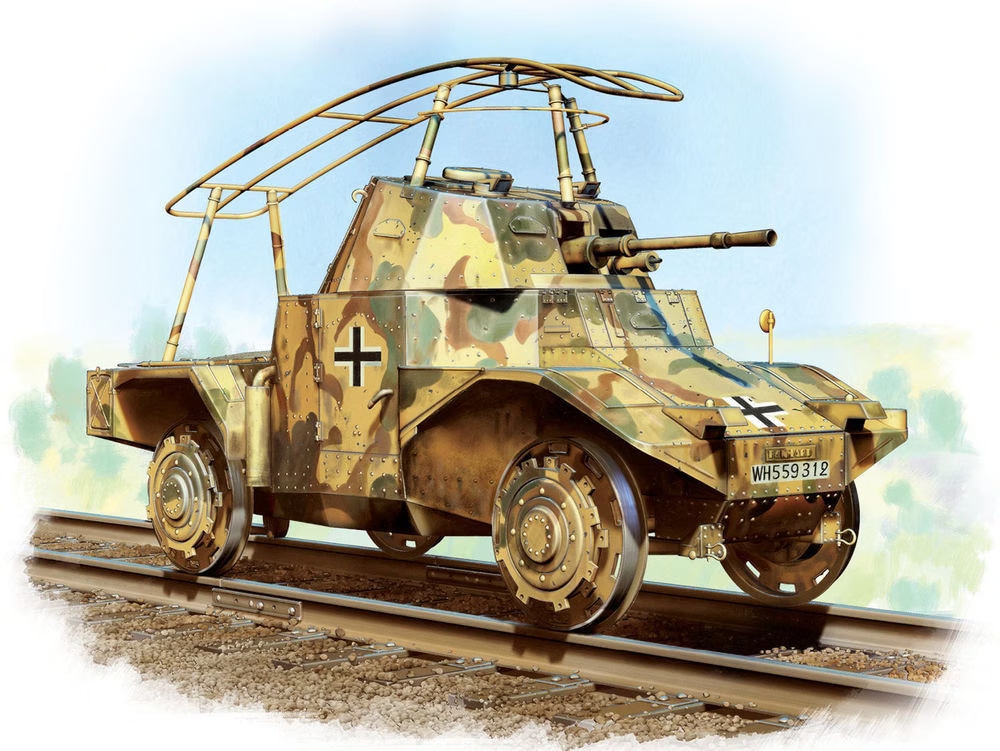 ICM Panzerspähwagen P204(f) Railway WWII German Armoured Vehicle - Digitec