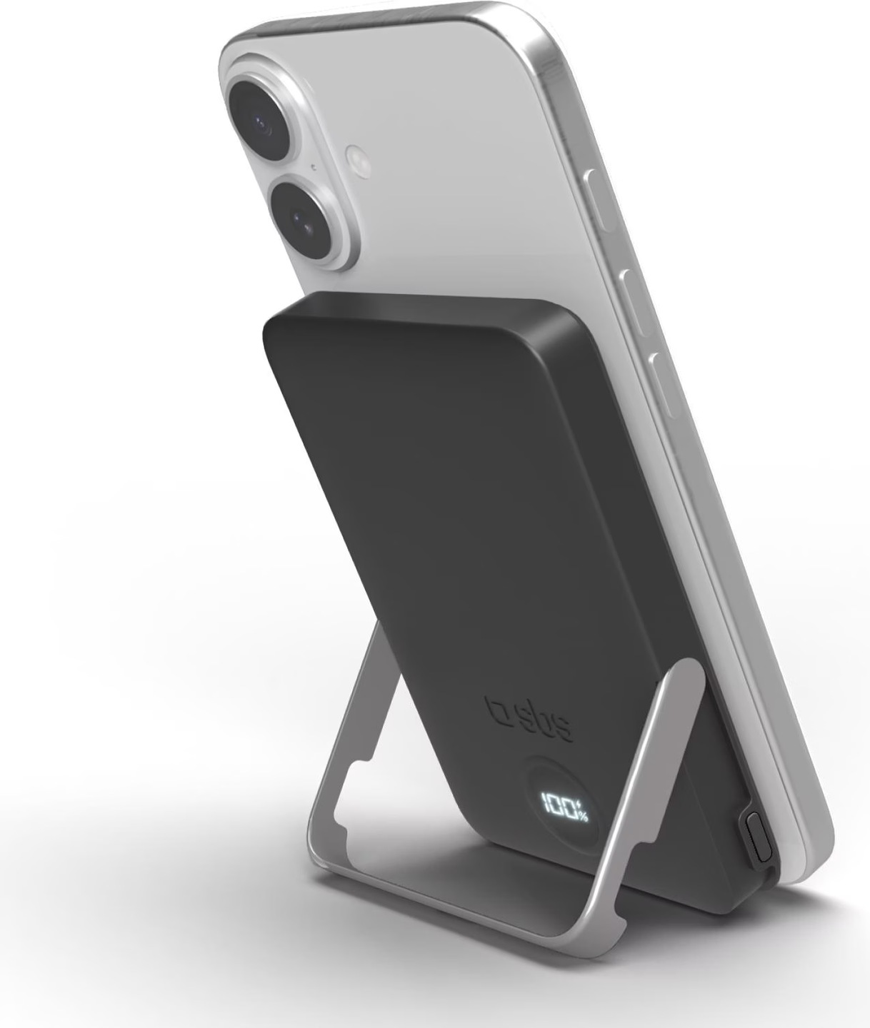 SBS Banque d'alimentation de 5 000 mAh, recharge sans fil et support ...