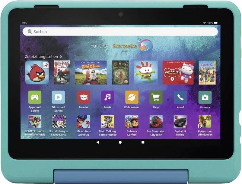 Amazon Fire HD 8 Kids Pro Tablet (2024) WiFi 32GB 6 bis 12 Jahre Hello ...