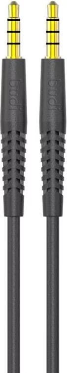 Budi AUX cable mini jack 3.5mm to mini jack 3.5mm, 1.2m (black) (1.20 m ...