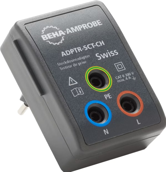 Beha Amprobe Amprobe 4969385 ADPTR-SCT-CH Adaptor Plug Socket Test ...