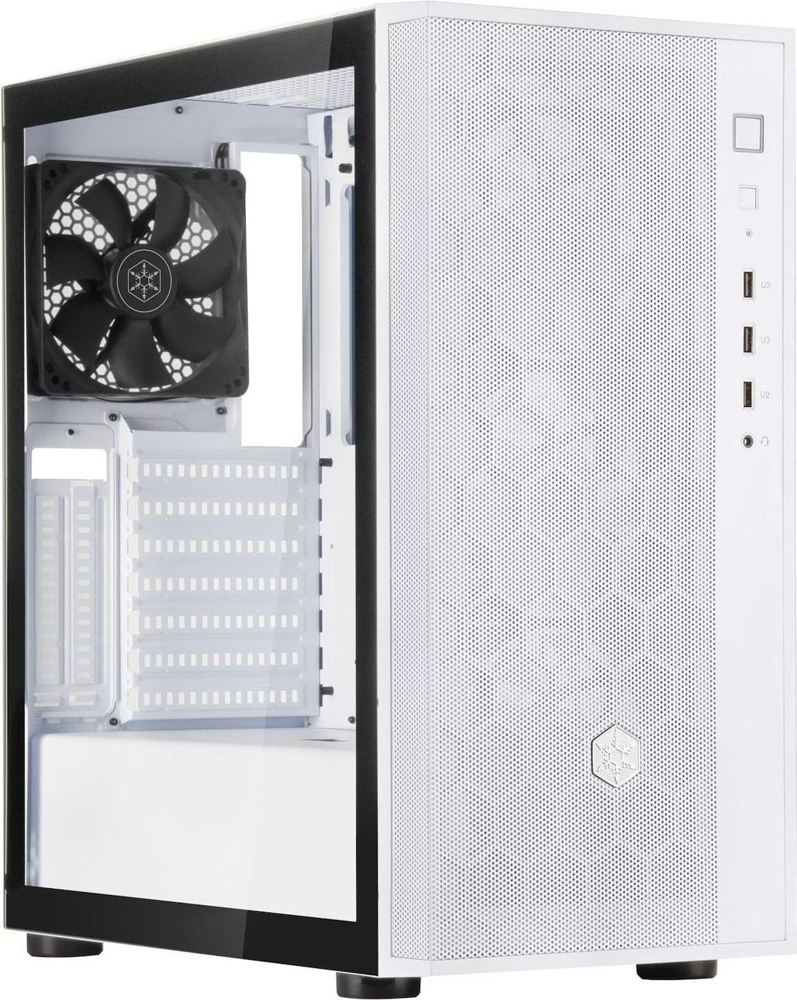 Silverstone Fara R1 V2 Midi-Tower, Tempered Glass (ATX, mATX, Mini ATX ...