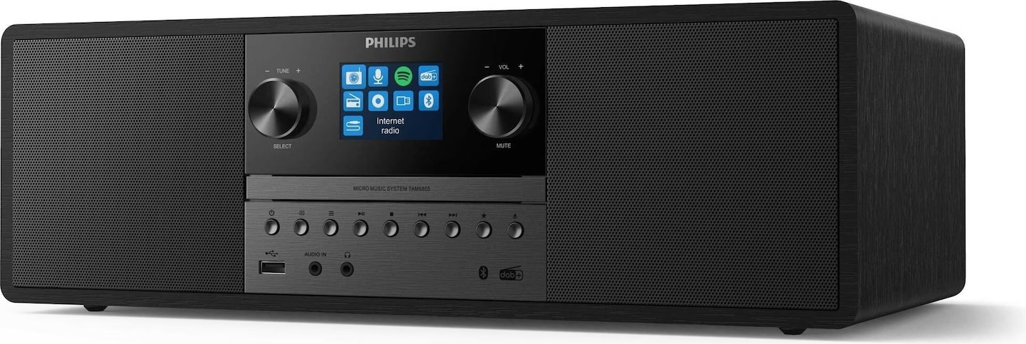 Philips TAM6805/10 (DAB+, FM, VHF, DAB, Web radio, Wi-Fi, Bluetooth ...