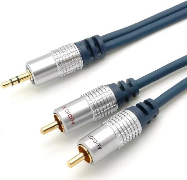 Shiverpeaks Cable Audio Cinch 2-way (St) - Jack 3.5mm 3.0m *shiverpeaks ...
