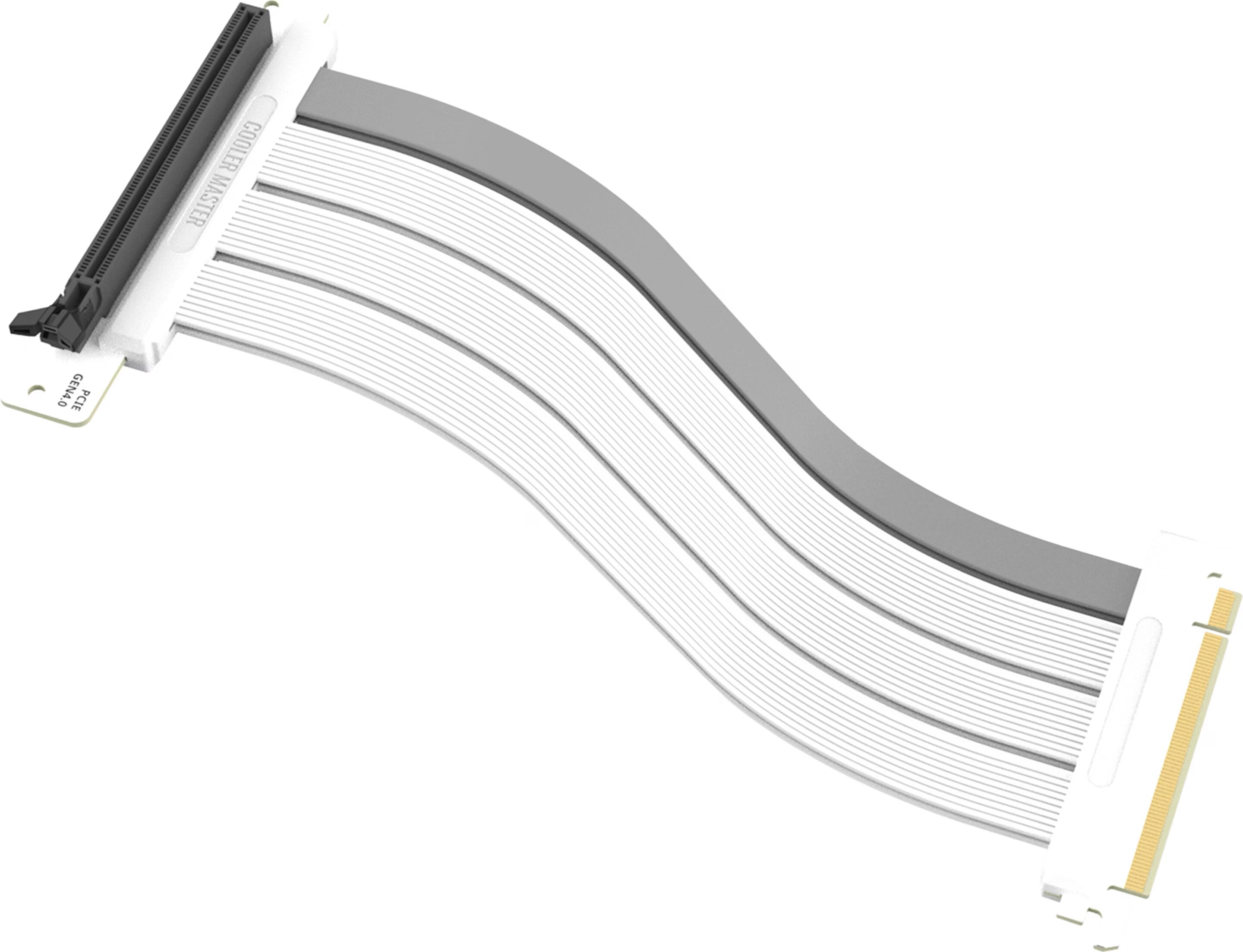 Cooler Master Riser Cable PCI-E 4.0 x16 300mm weiß - digitec