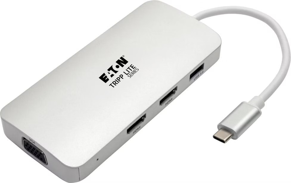 Eaton USB-C Dock Triple Display HDMI VGA USB 3.2 Gen 1 USB-A Hub 100W ...