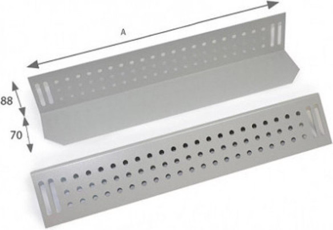 Triton ein Paar Gleitschienen für 600mm tiefen Schrank (L - 380 ...