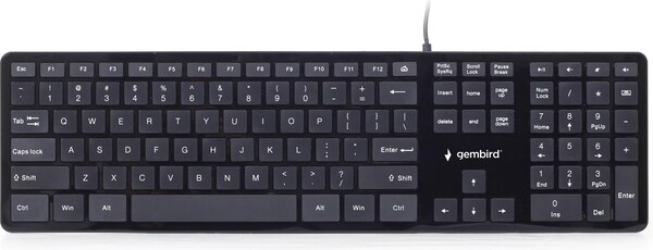 Gembird Chocolate Keyboard US Key Layout black KB-MCH-02 (US) - digitec