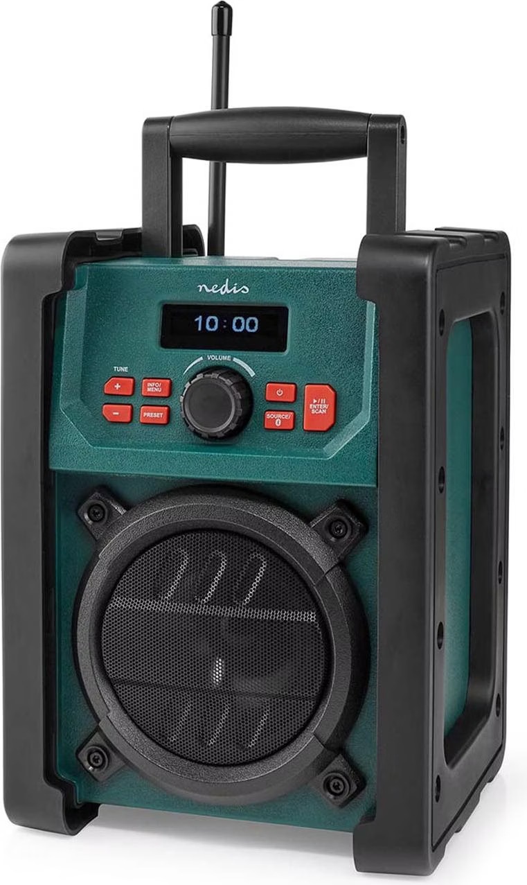 Nedis DAB + Radio de table DAB+ / FM Moniteur 2.2" noir et blanc ...