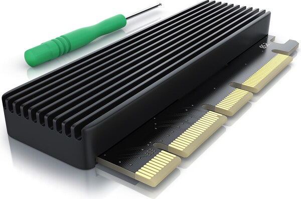 CSL PCIe Karte, Erweiterungskarte für M.2 Key-M SSDs, NVMe Standard ...