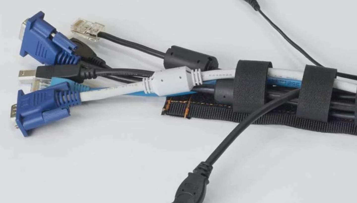 Lanco Flexible cable duct L-shape 100cm Velcro fasteners (Cable duct ...