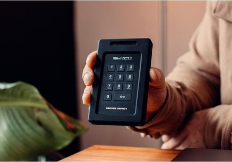 Glyph SecureDrive+ Keypad, 2TB Encrypted SSD Drive with Keypad, Bus ...