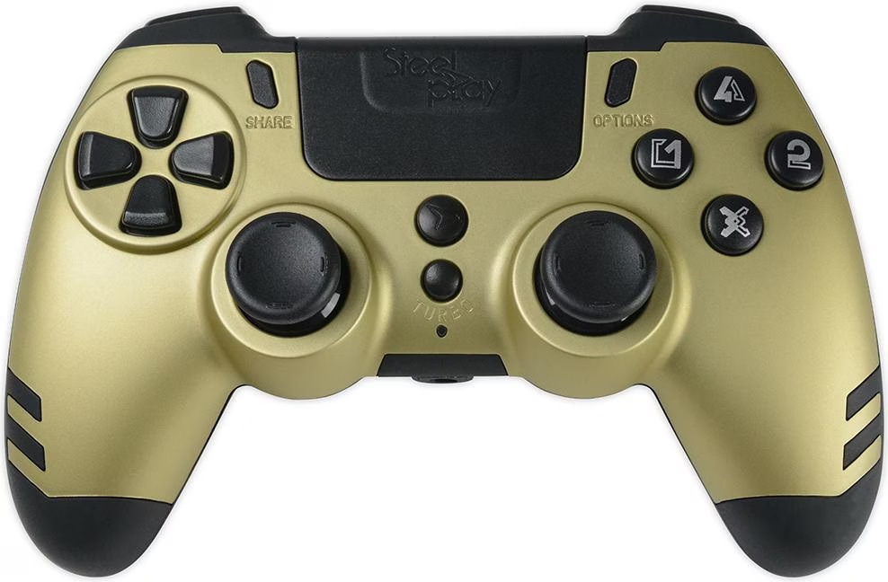 Steelplay Slim Pack Wireless Controller Gold Multi (PC, PS4) - Digitec