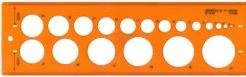 Gabarit circulaire 18, cercles de 1 à 30 mm - acheter sur Digitec