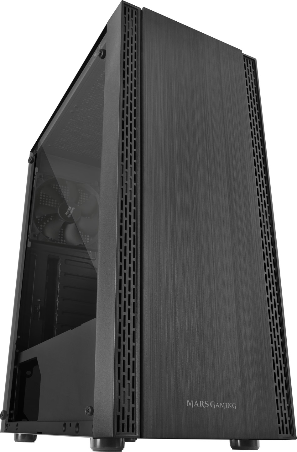 Mars Gaming MCN Elegant Zen Design ATX PC case (Mini ITX, mATX, ATX ...