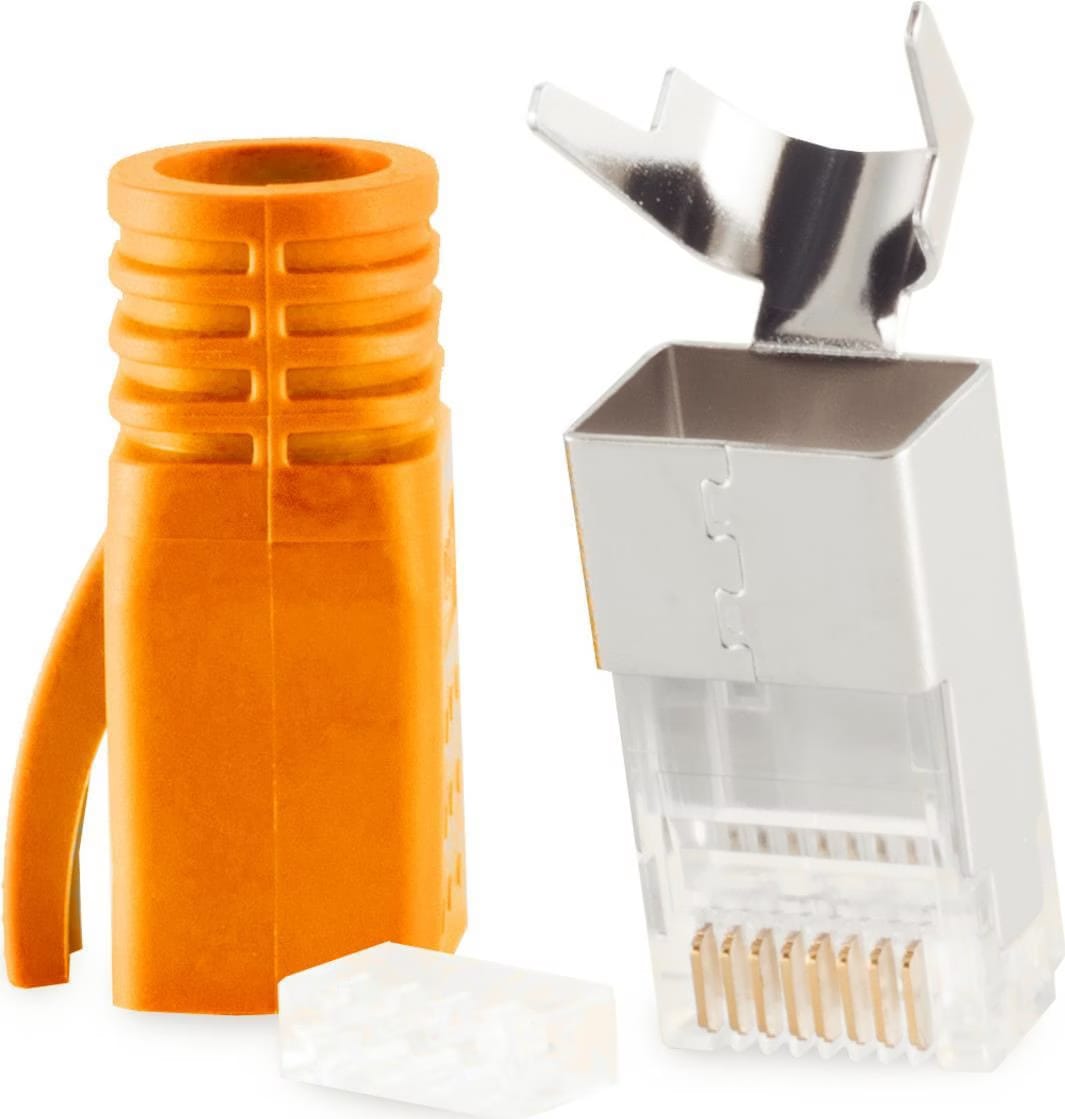 Shiverpeaks ®-BASIC-S- Connecteur modulaire RJ45 SET pour câble de pose ...