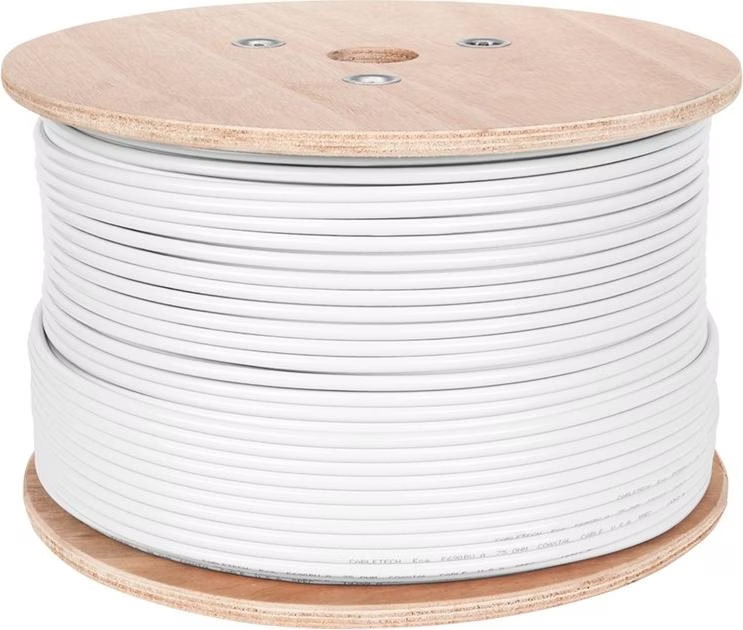 Cabletech F690BV coaxial cable. One white spool 305m (Antenna cable ...