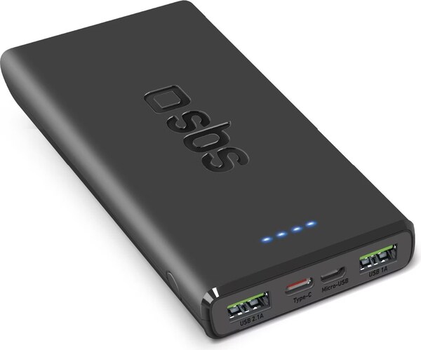 SBS Powerbank mit 10000 mAh mit Power-Delivery-Technologie (PD) über ...