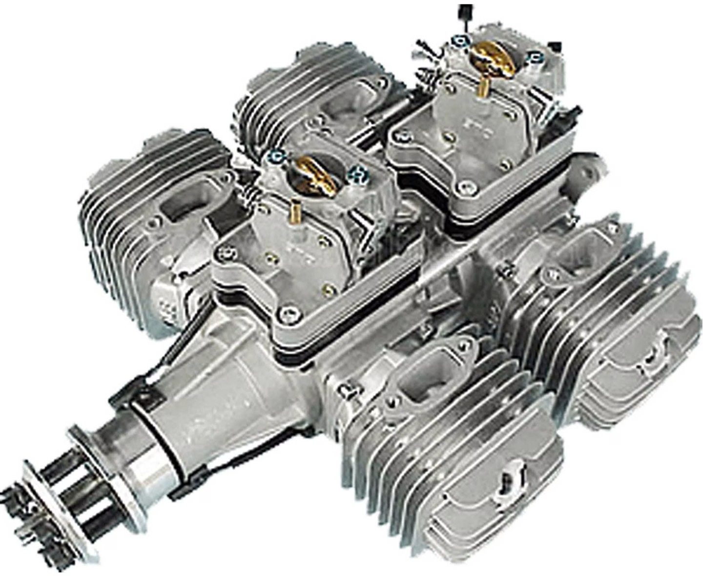 DLE Engine DLE Engines DLE 222 4-Zylinder Benzin Motor "Original" mit ...