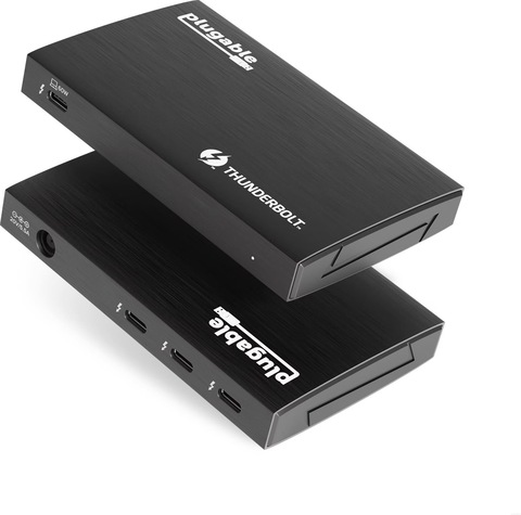 Plugable TBT4 Hub 60W Mac & Windows (Thunderbolt, 3 ports) - digitec